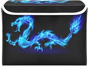 Amazon.com: ALAZA Abstract Dragon Storage Bins Box Collapsible Cubes ...