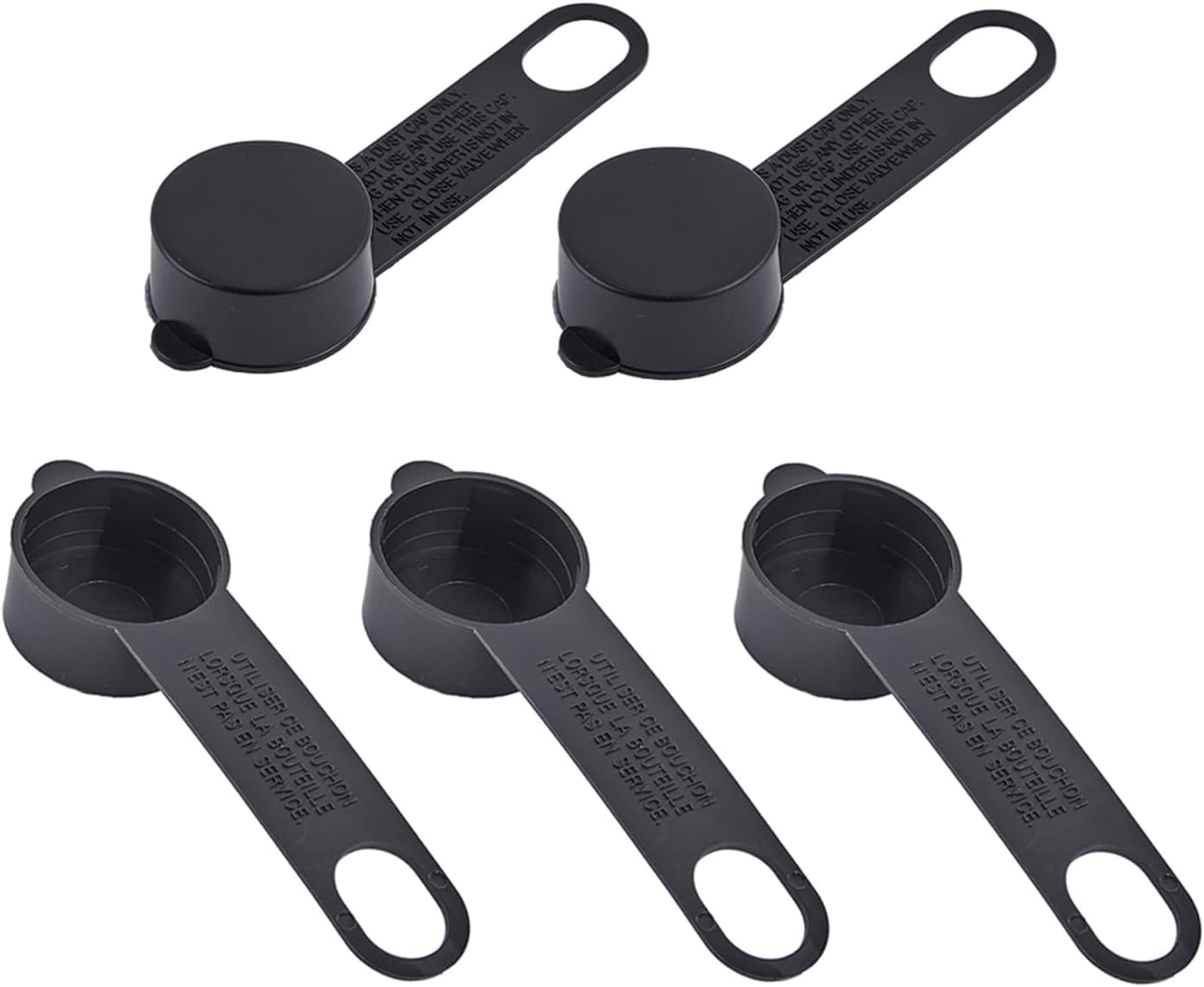 Amazon.com : 5-Pack QCC1 Propane Dust Caps with Strap, Plastic Propane ...