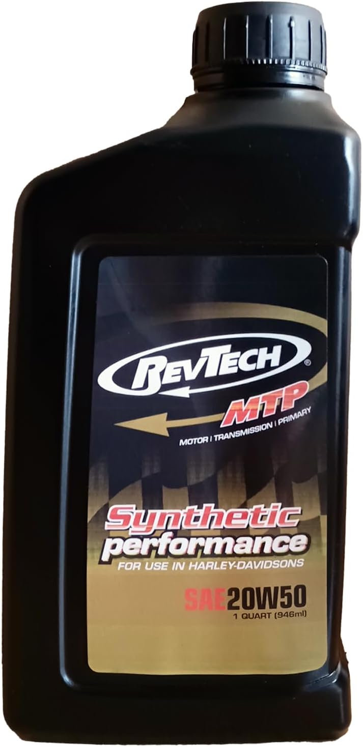 Amazon | REVTECH(レブテック) OIL(オイル) ハーレー専用エンジンオイル MTP100%化学合成 20W50 946ml ...