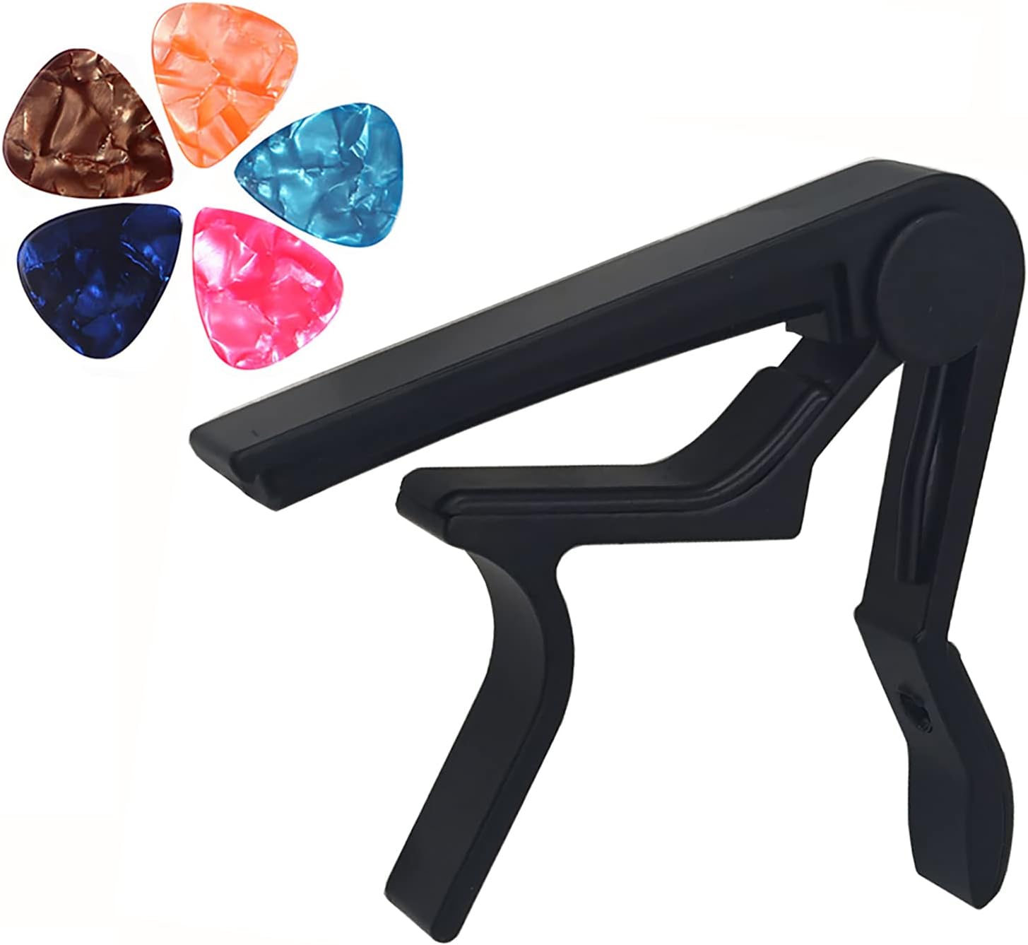 Amazon.com: Quick Release Clamp Key Capo for Acoustic Electric Guitar ...