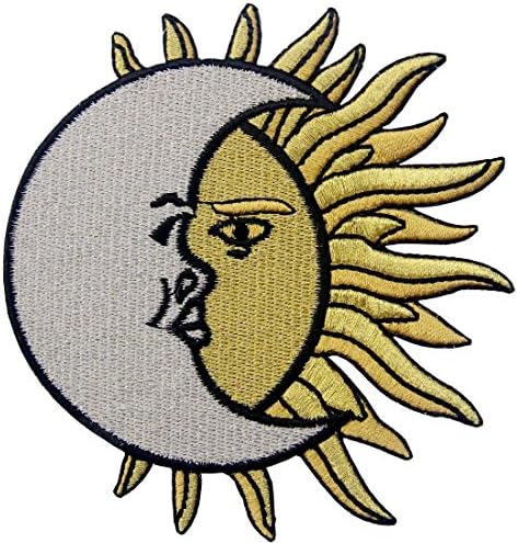 Amazon.com: CHBROS Sun Embroidered Patch Badge Iron/Sew on Patches for ...