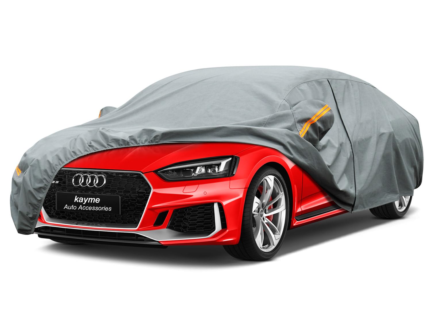 Amazon.com: Kayme Heavy Duty Car Cover Waterproof All Weather, Full ...