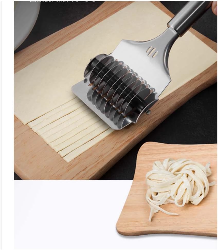 Amazon.com: Spaghett Noodle Maker Lattice Roller Dough Cutter Tool ...