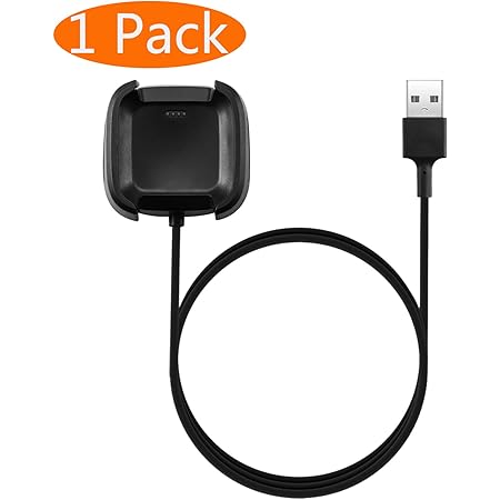 Amazon.com: Charger for Fitbit Versa 2, Replacement Charging Cable Dock ...