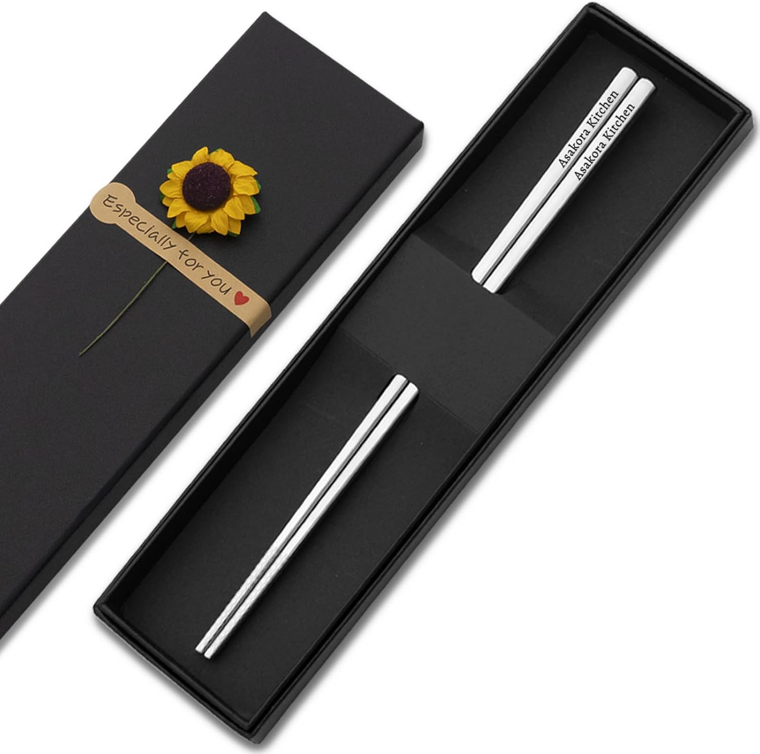 Amazon.com: Personalized Chopsticks, Custom Engraved Name Reusable ...