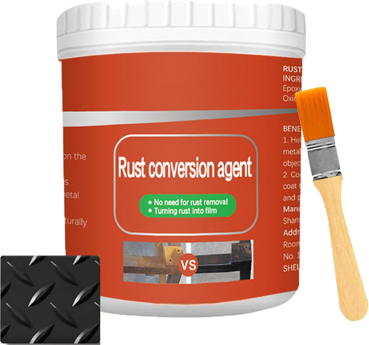 Amazon.com: 2 In 1 Rust Converter,10.7 Fl Oz Rust Converter For Metal ...