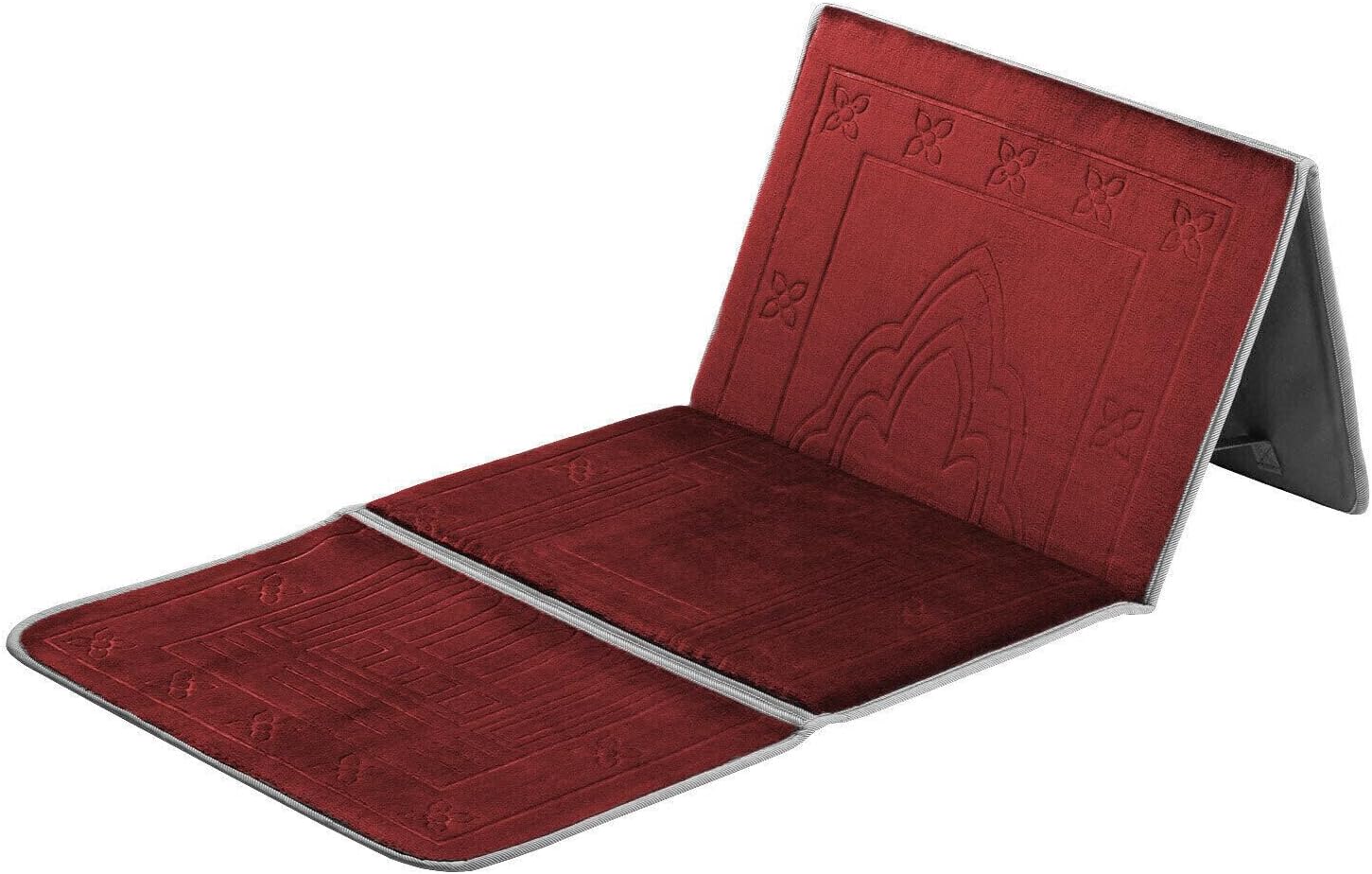 sanjianke-fs Prayer Mat Foldable Recline Backrest Padded Back Support ...