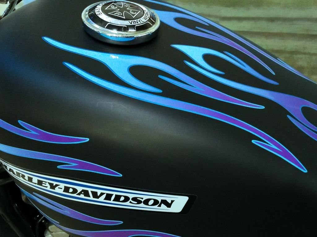 Amazon.com: Flame Decals for Harley Davidson Sportster & All ...