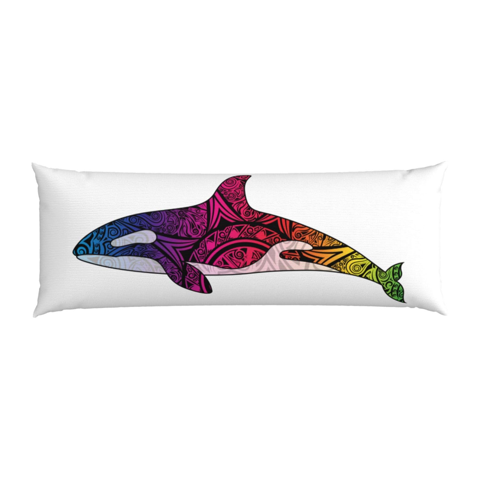 Zipper Pillow Protector Orca Whale Body Pillow Cover 18.9x53.1 - Ultra ...