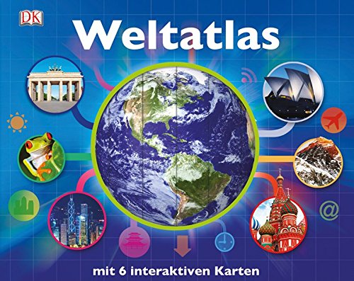 Weltatlas mit 6 interaktiven Karten : Amazon.de: Bücher