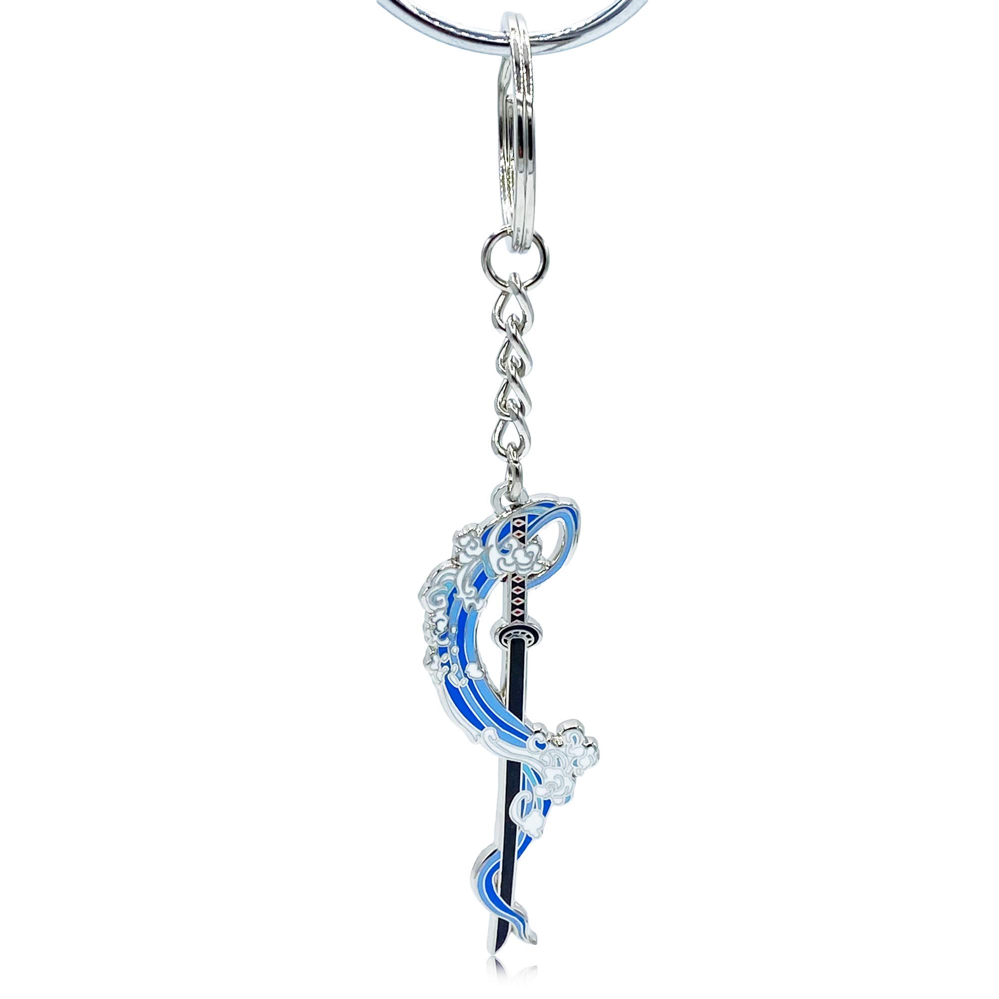 Demon Slayer Kimetsu No Yaiba Tanjiro Keychains Water Breathing ...