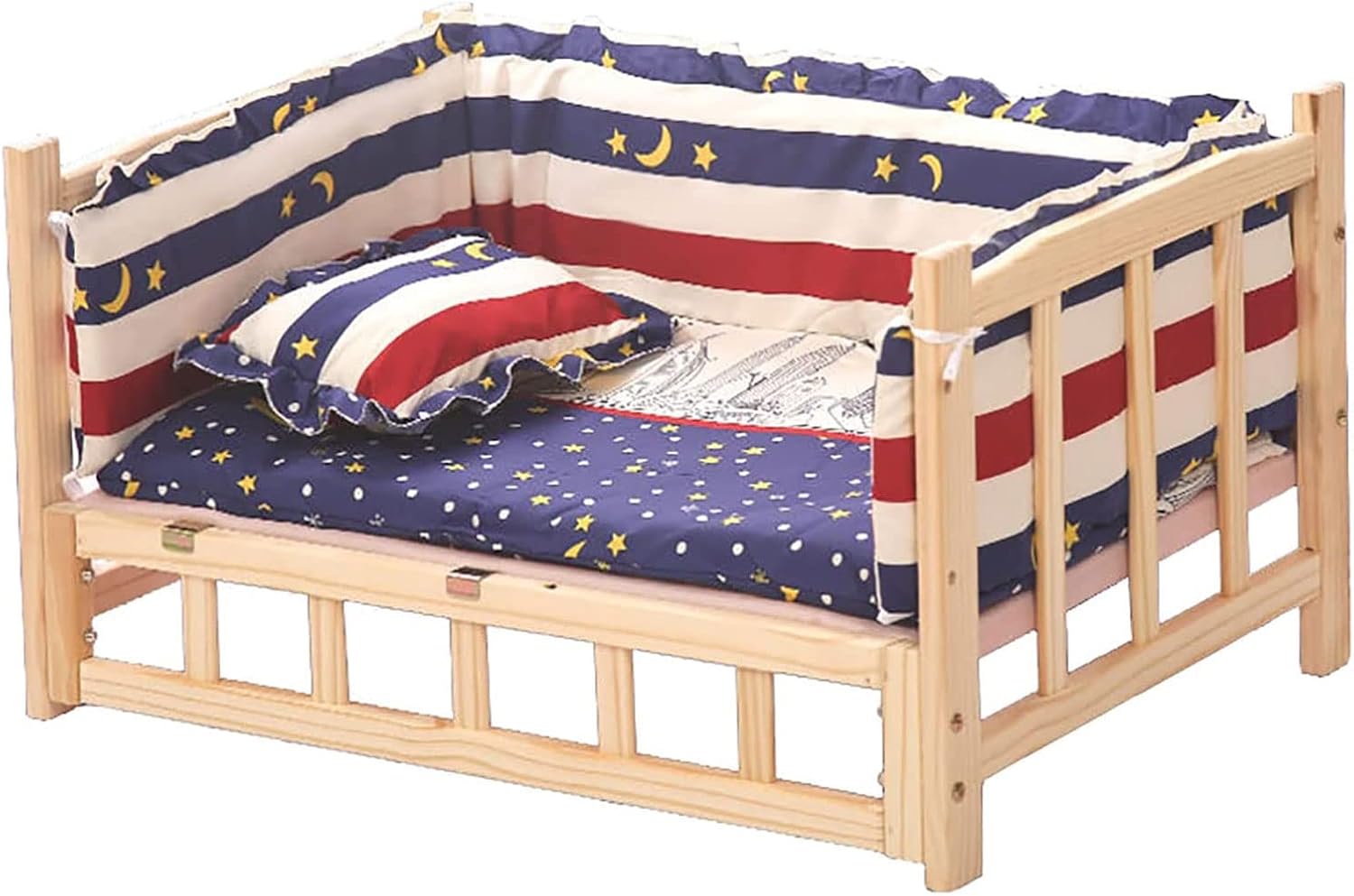 Amazon.com: TsoLay Dog Bed Wooden Elevated Pet Bed Elevated Dog Bed ...