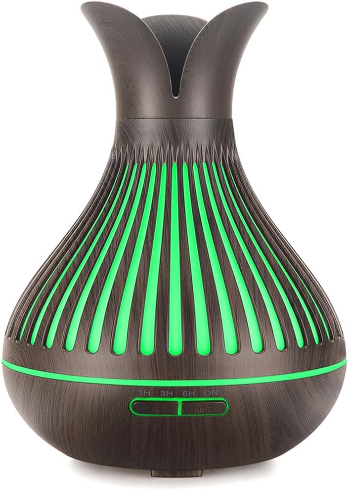 YinQin 400ML Essential Oil Diffusers 4 Timer Setting Ultrasonic Aroma ...