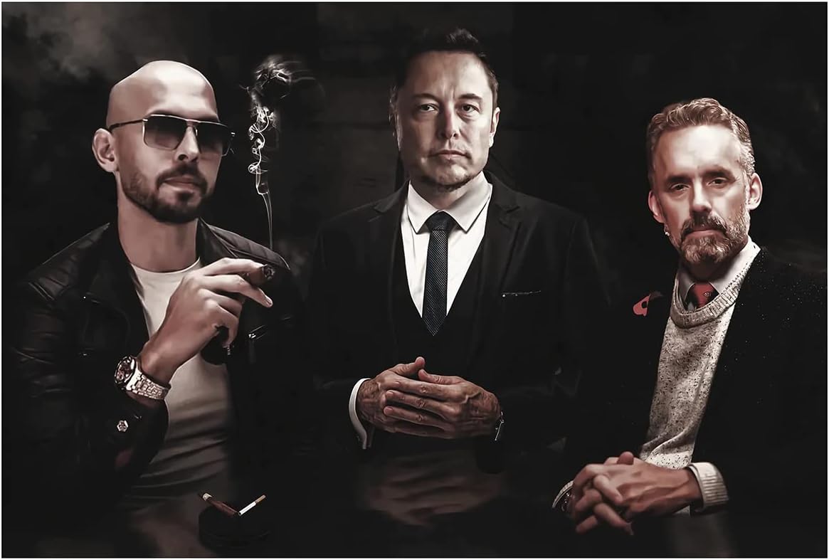 Andrew Tate Topg Elon Musk Jordan Peterson Poster The Matrix Avengers ...