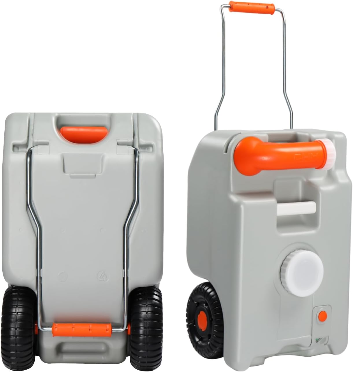 Amazon.com: VINGLI 6.6 Gallon Tote Tank, Portable Wheeled Fresh Water ...