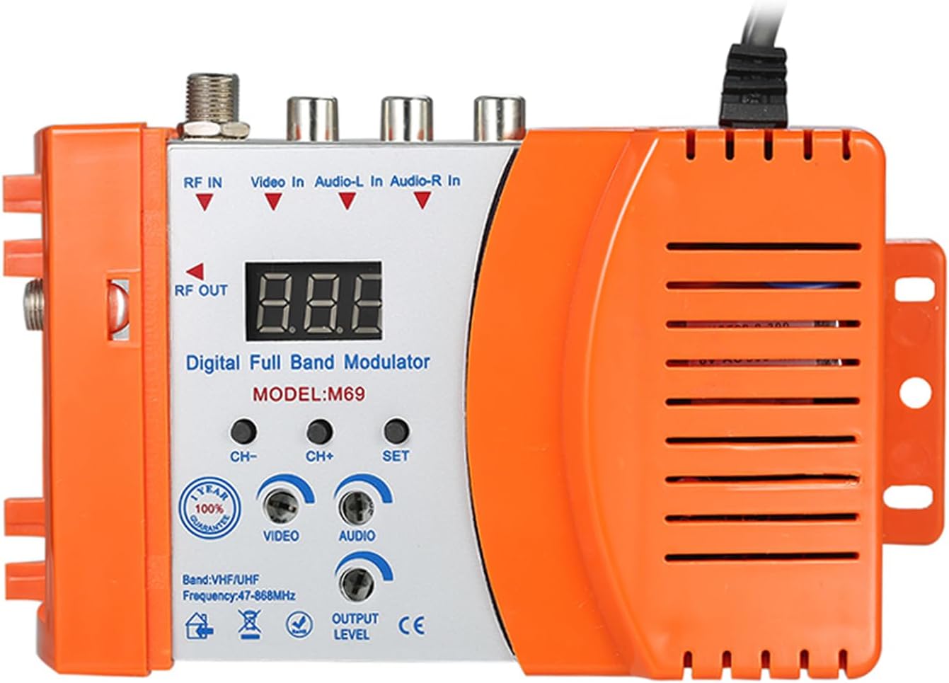 Amazon.com: Modulator RF Converter, Weytoll Compact RF Modulator, Audio ...