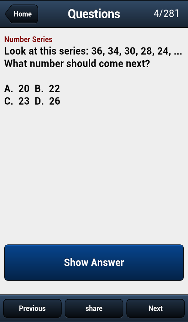Test Logical Reasoning App On Amazon Appstore 7624