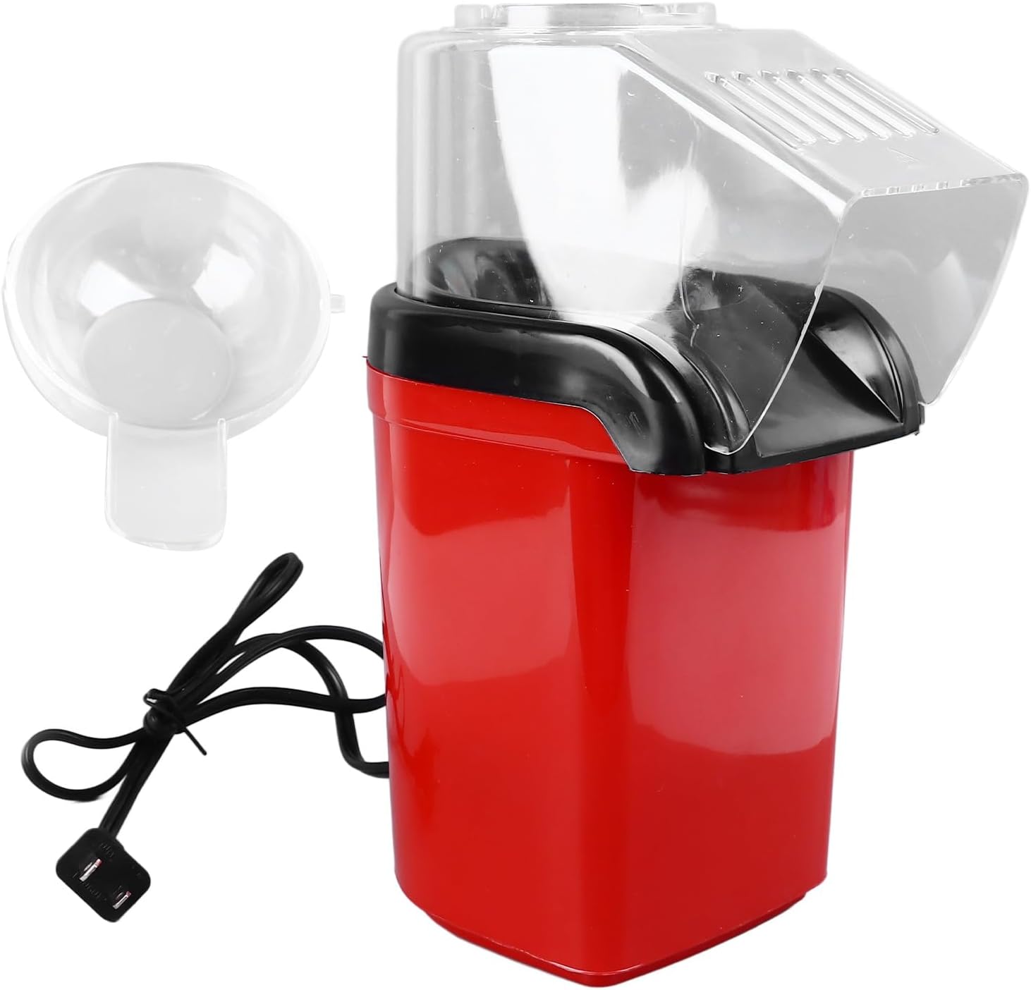 Electric Popcorn Maker, Retro Popcorn Machine with Hot Air Circulation ...