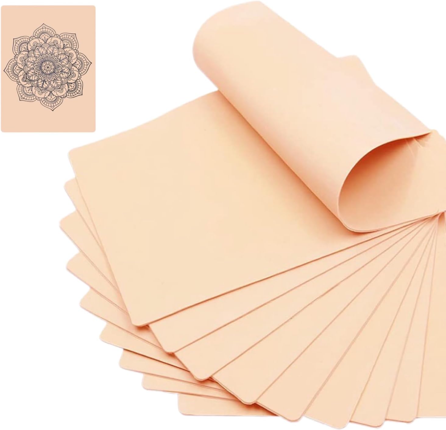 Amazon.com: Blank Tattoo Practice Skin/AEKKNIU-10 Piece 8x 6 in/Tattoo ...