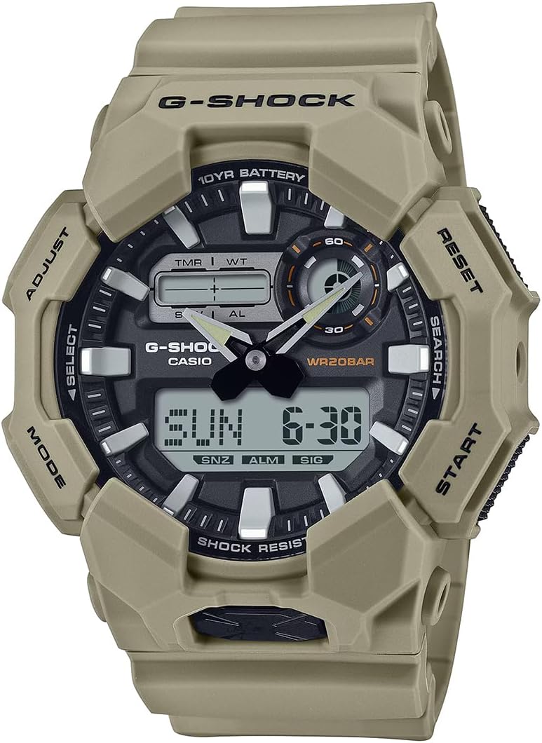 Buy Casio G-Shock GA-010-5ADR Analog-Digital Black Dial Men (G1603) at ...