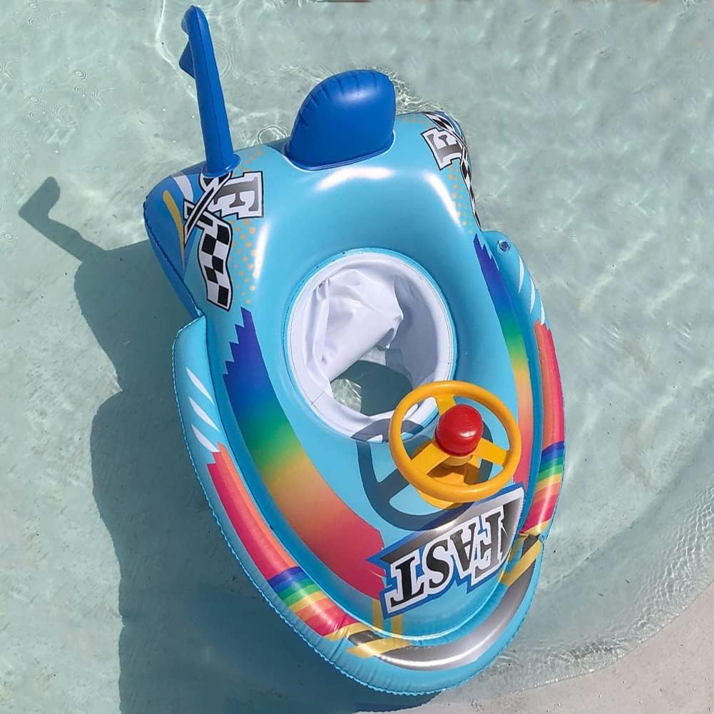 Cute Child Kids Inflatable Pool Float PVC Summer Swim Float Air Bed ...