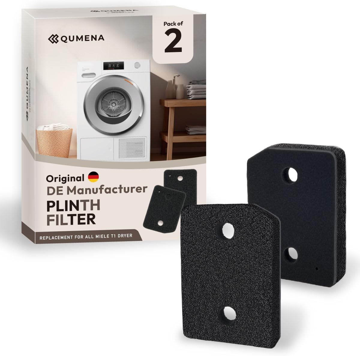 Amazon.com: Plinth Filter Replacement for Miele T1 Dryers - German ...