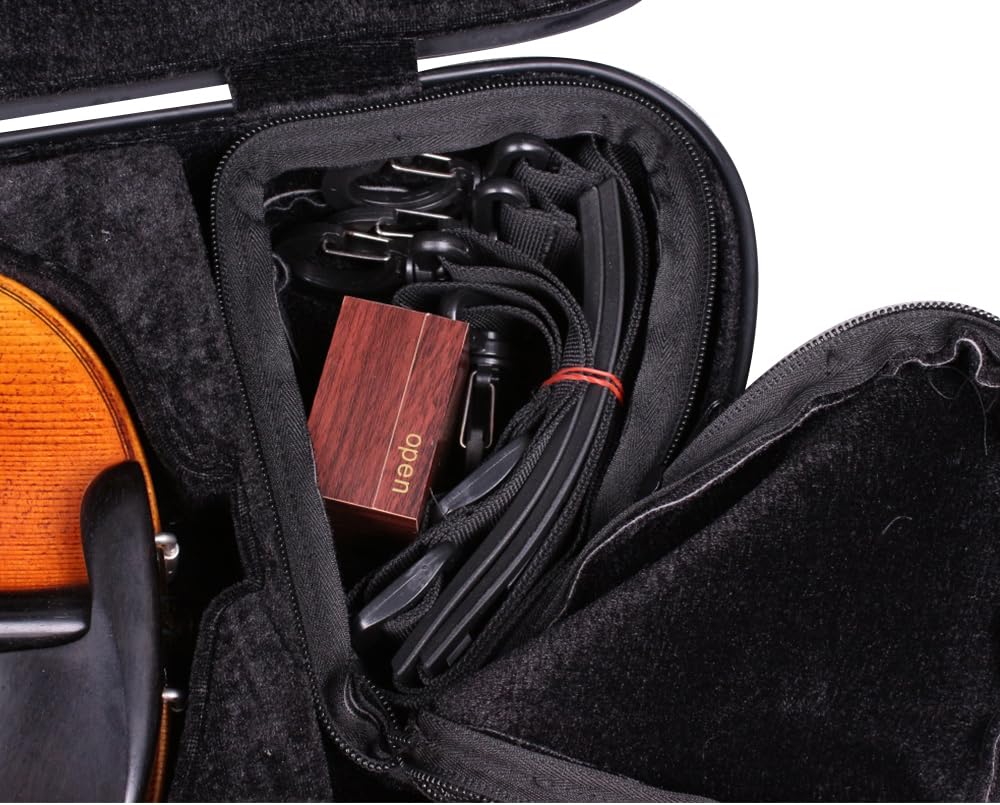 Violin Full Size Carbon Fiber Violin Case 4/4 Full Size - Waterproof ...