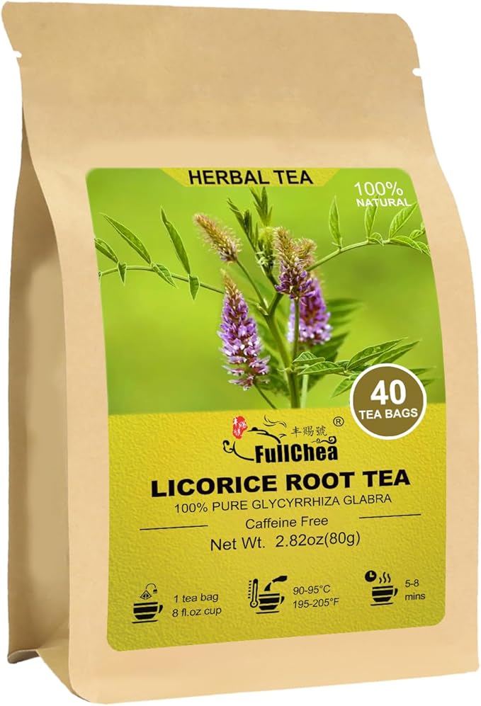 FullChea - Licorice Root Tea Bags, 40 Teabags, 2g/bag - Premium ...