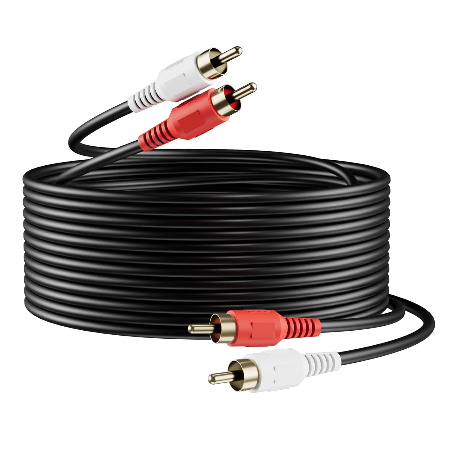 Amazon.com: Sjorks RCA Cable 6ft,2RCA Male to 2RCA Male,Audio Stereo ...