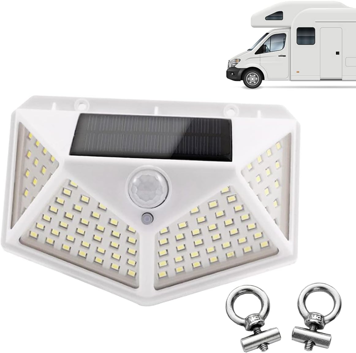 JUTTAUTO Caravan Awning LED Light 12V Motorhome Waterproof Porch Door ...