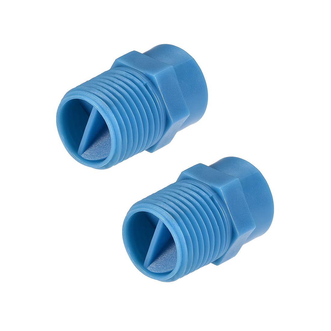 Amazon.com: uxcell Full Cone Tip, 1/2BSPT Plastic PP Wide Angle Nozzle ...