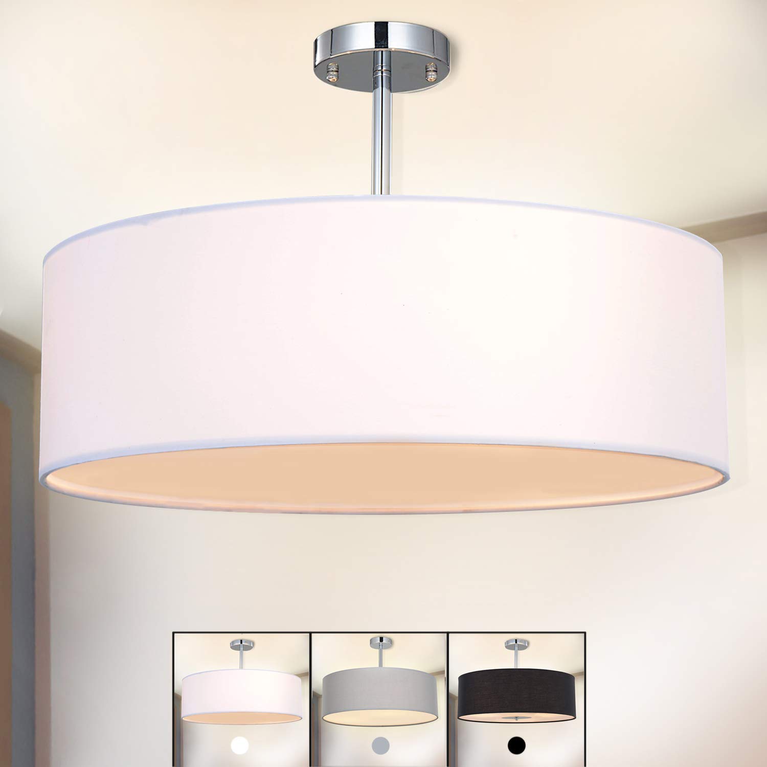 White Drum Shade Ceiling Lights White Curvy Dome Lamp Shade Ceiling