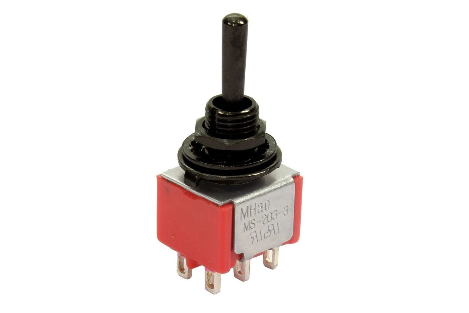 Amazon.com: bangdan Mini 3-way Toggle Switch ON-ON-ON Round Lever Black ...