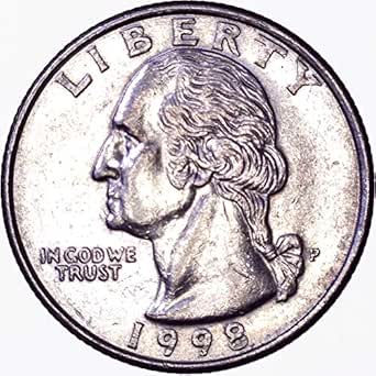 1998 P Washington Quarter 25C Brilliant Uncirculated at Amazon's ...