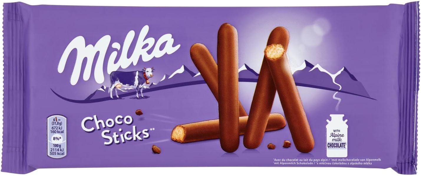 Milka Lila Stix 112G : Amazon.com.br: Alimentos e Bebidas