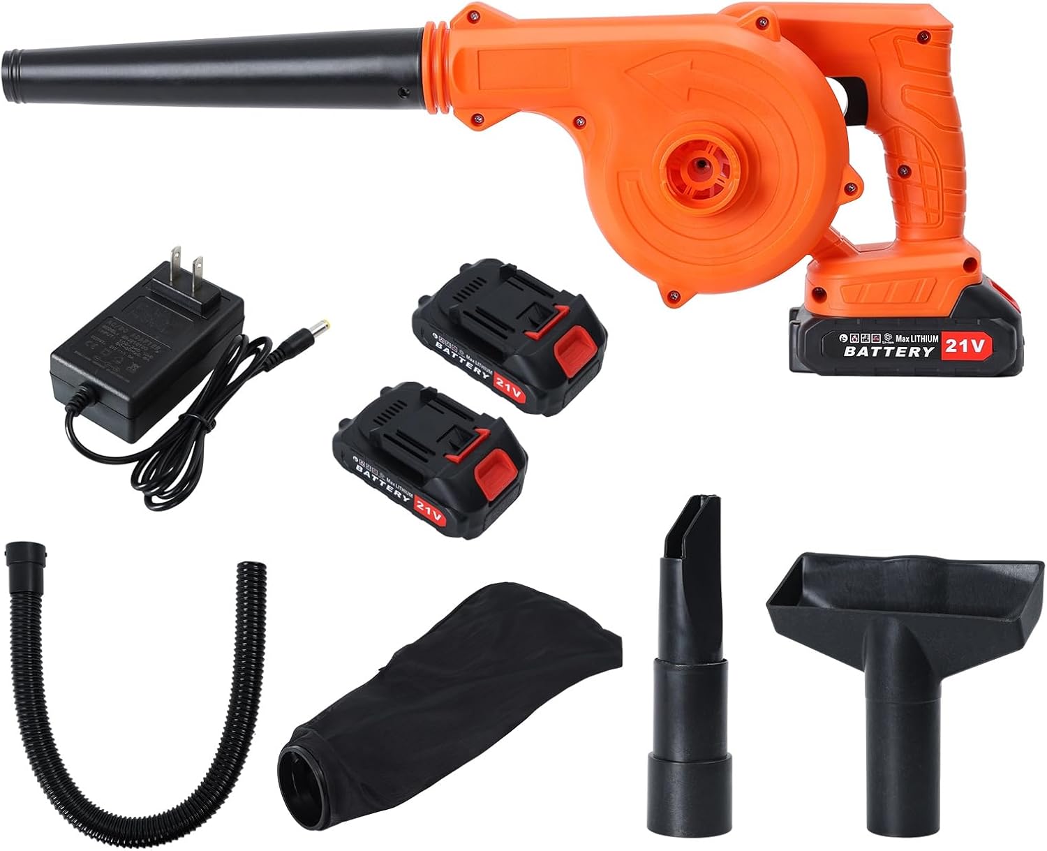 Amazon.com: Cordless Leaf Blower, 18-21V Electric Leaf Blower for Lawn ...