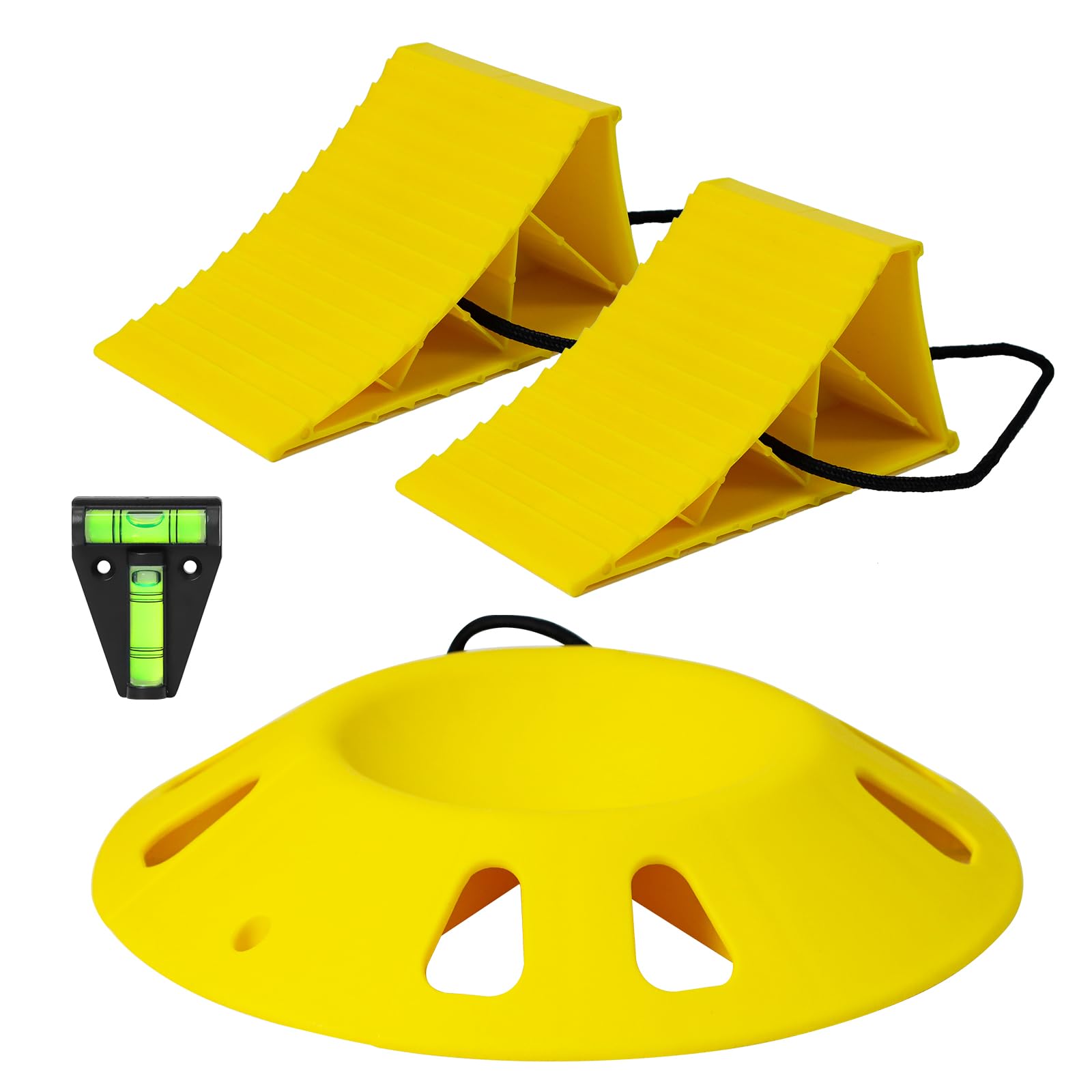 Amazon.com: Stanew Boat Trailer Wheel Chocks - 2-Pack with Round Wheel ...