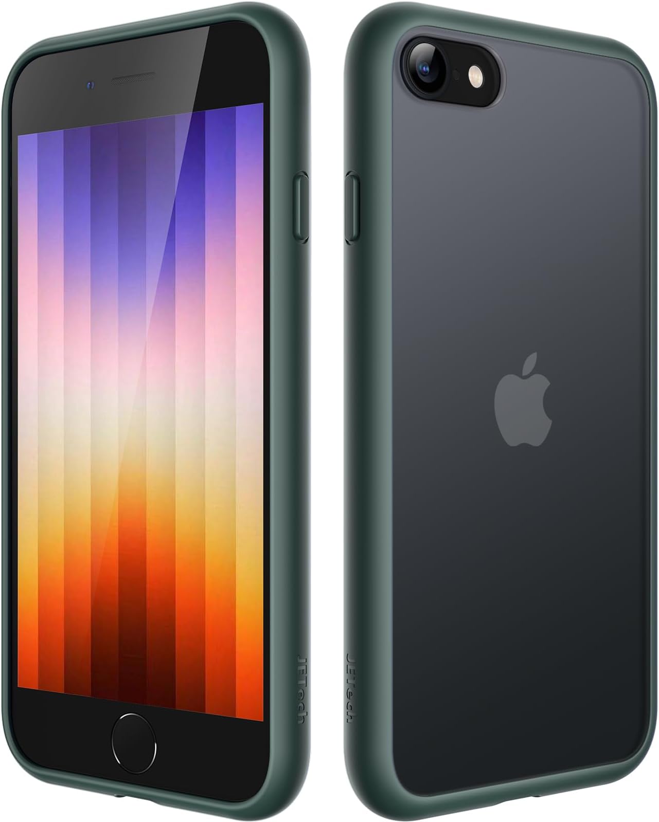 JETech Matte Case for iPhone SE 3/2 (2022/2020), iPhone 8/7, 4.7-Inch, Shockproof Military Grade ...