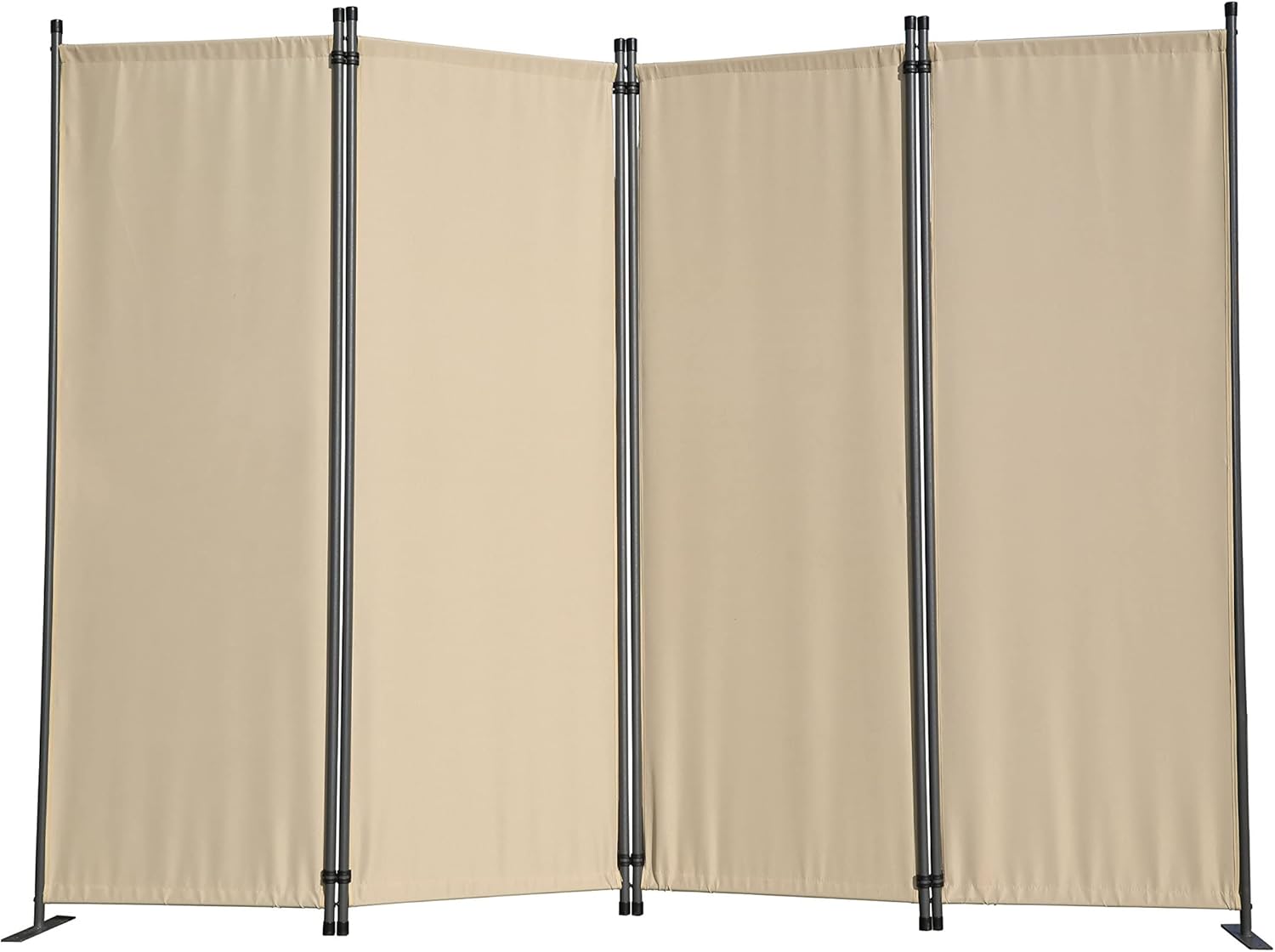 Angel Living Foldable Room Divider 4 Panels Freestanding Screen Wall ...