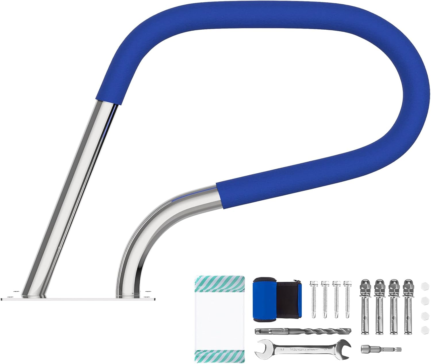 Amazon.com: Oswerpon Pool Handrail, 30" x 22" Pool Railings for ...