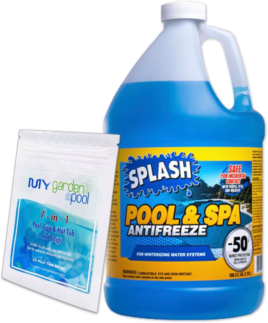 Amazon.com: SPLASH Antifreeze Pool & Spa Pool & Spa Antifreeze (4 ...
