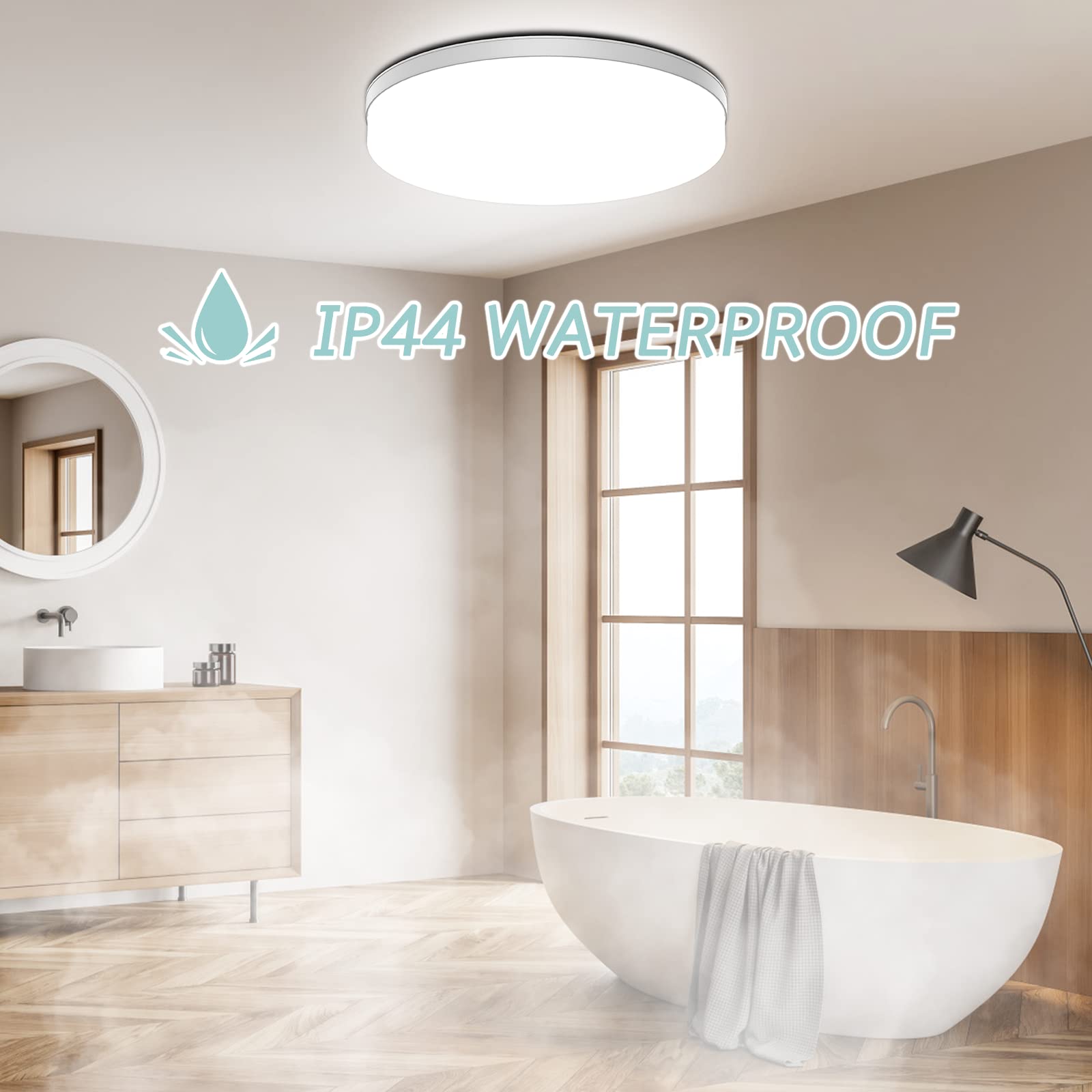 Ceiling Mount Bathroom Light