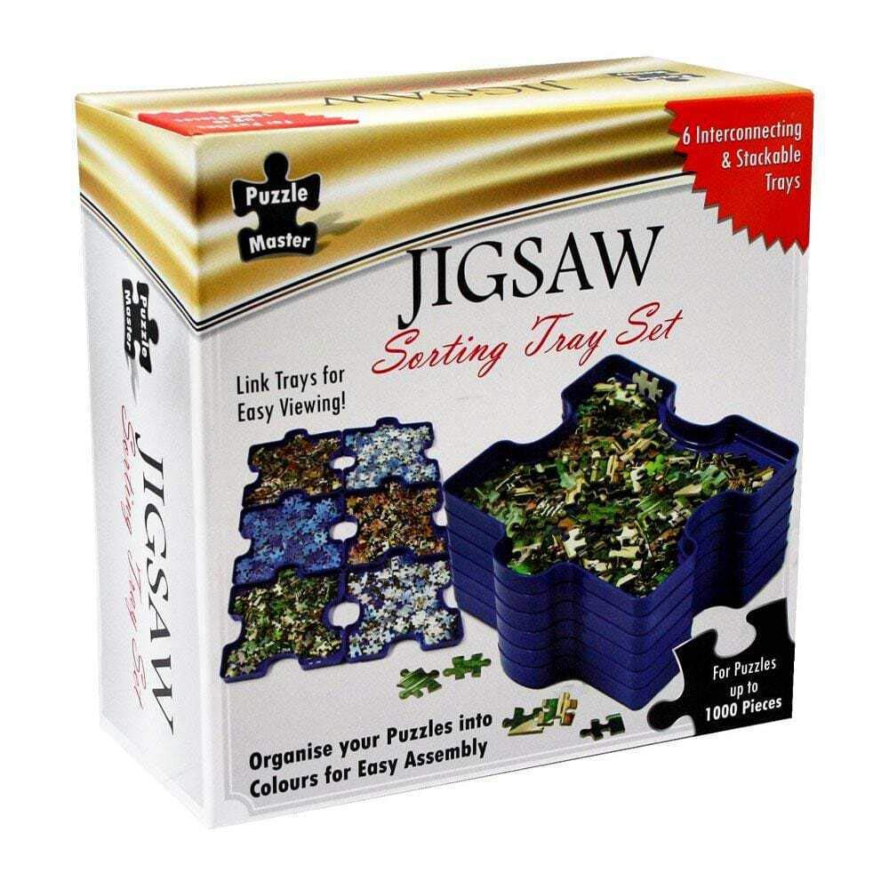 Puzzle Master Sorting Trays - 6 Sorting Trays for Puzzles up to 1000pcs ...