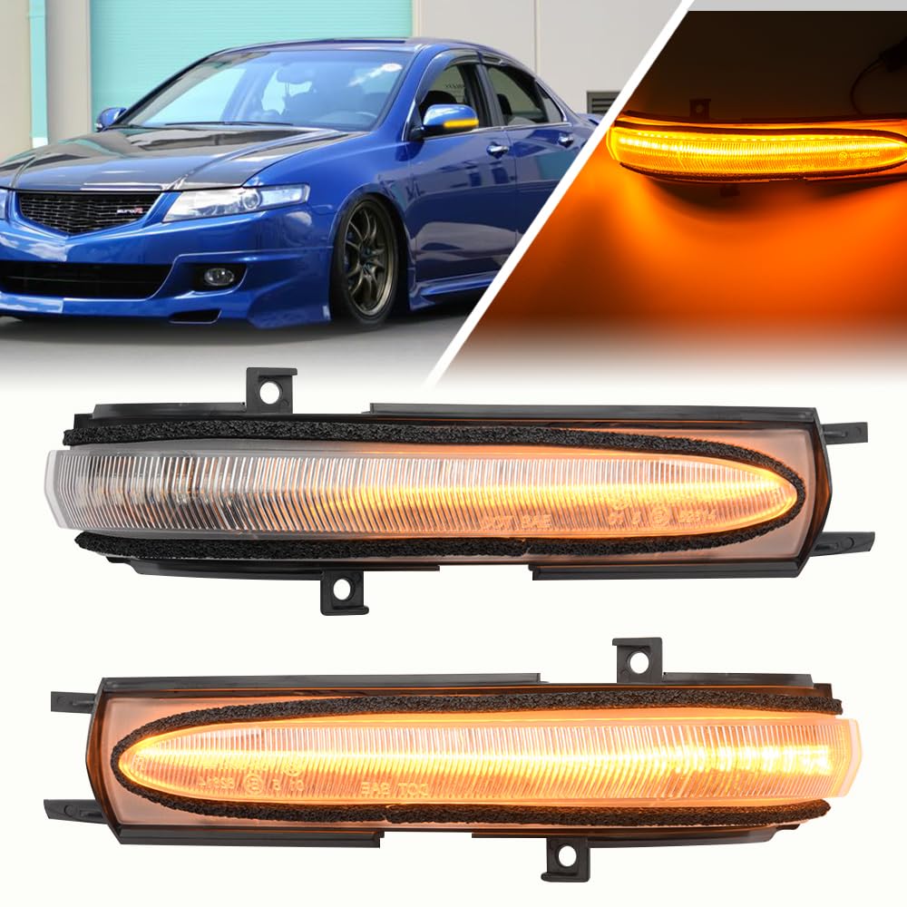 Amazon.com: Sequential LED Side Mirror Turn Signal Light for 2004-2008 ...