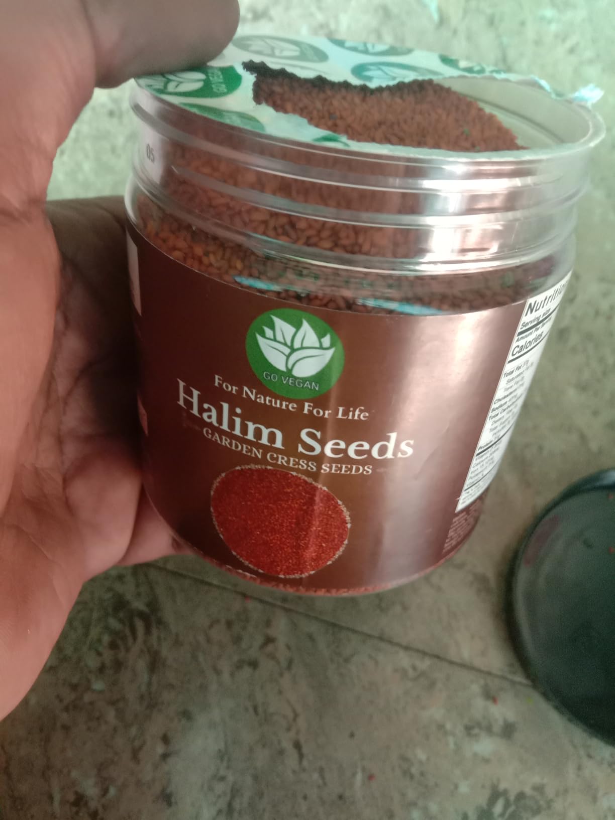 Go Vegan Halim Seeds 400 gm | Garden Cress Asaliya | Aliv Pure ...