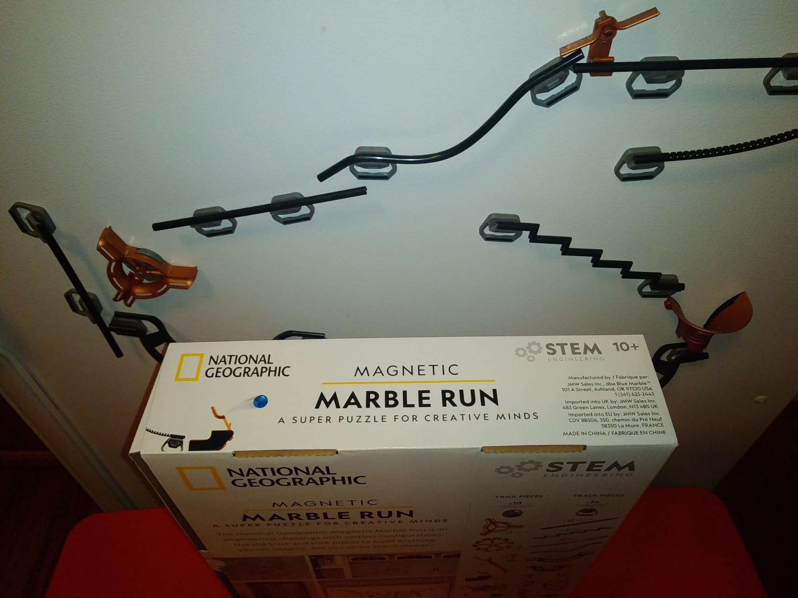 $9/mo - Finance NATIONAL GEOGRAPHIC Magnetic Marble Run - 75-Piece STEM ...