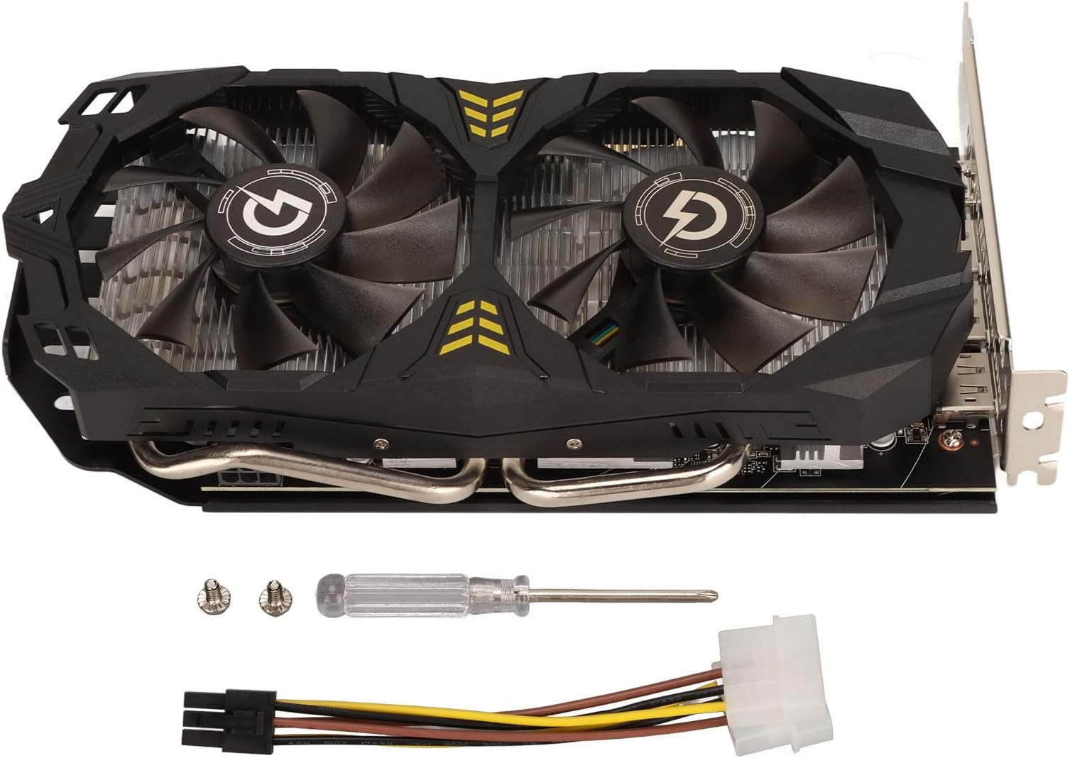 Radeon RX 580 8GB Graphics Card, 3 DP 1244MHz GPU,GDDR5 with 2 Fans ...