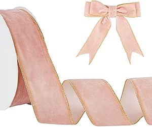 Amazon.com: NBEADS 9.84 Yards×1-1/2 Inch Velvet Ribbon, Single Side ...