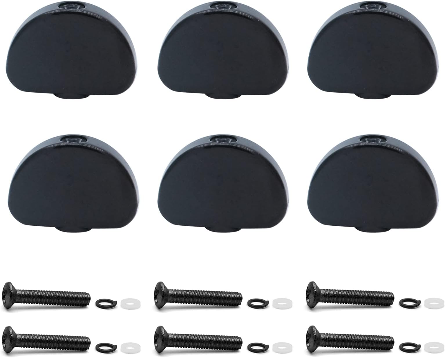 Amazon.com: PATIKIL Guitar Tuning Peg Button Machine Head Oval Acrylic ...