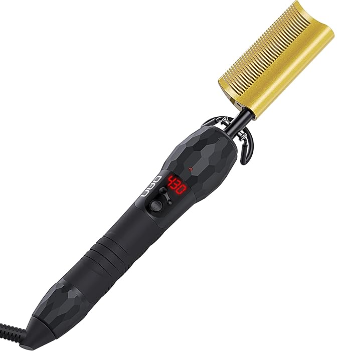 Buy Dan Technology hot Comb Hair Straightener,15 Temperatures ...